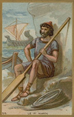 Der erste Seemann von French School: Kunstdruck kaufen