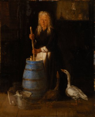 Die Blaue Kanne von George Benjamin Luks: Kunstdruck