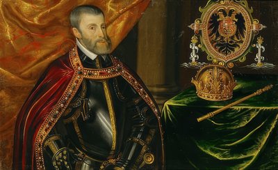 Kaiser Karl V von German School: hochwertiger Kunstdruck