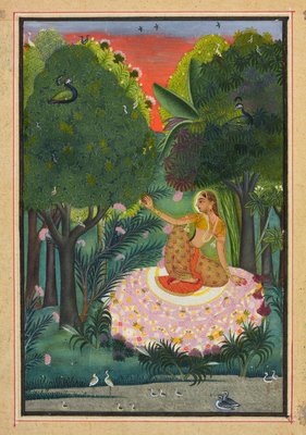 Kamod Ragini, Folio einer "Ragamala", um 1770-1775
