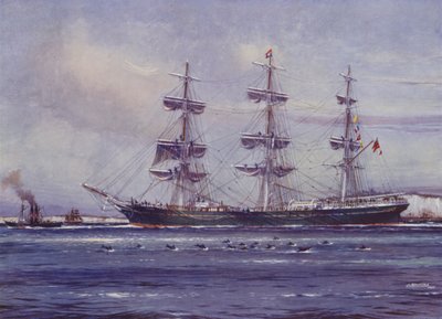 Segelschiff Fearless von Jack Spurling: Kunstdruck kaufen