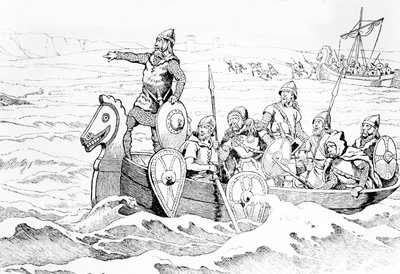 Die Ankunft der Wikinger in Frankreich