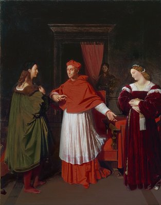 Die Verlobung von Raphael und die Nichte von Kardinal Bibbiena