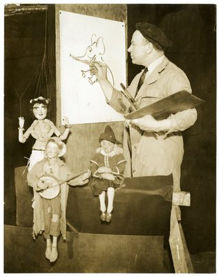 Tony Sarg von Jessie Tarbox Beals: hochwertiger Kunstdruck