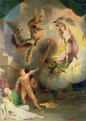 Jason und Medea von John Downman: hochwertiger Kunstdruck