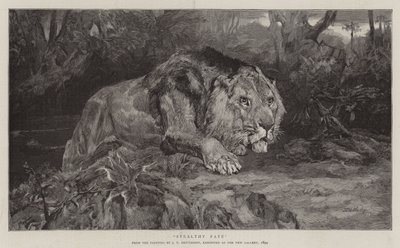 Stealthy Fate von John Trivett Nettleship: Kunstdruck