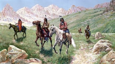 Im Cheyenne-Land, 1896 von John Hauser (#154988)