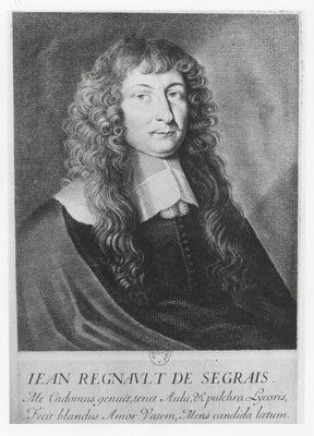 Porträt von Jean Regnault de Segrais von Mathieu Boulanger