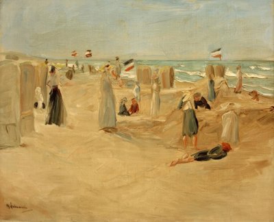 Am Strand von Noordwijk von Max Liebermann: Kunstdruck