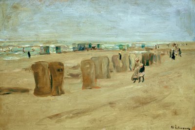 Strandbild in Noordwijk von Max Liebermann: Kunstdruck