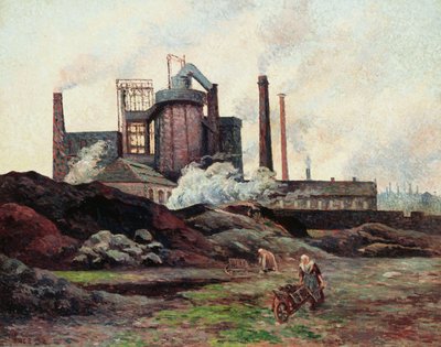 Die Fabrik, 1898 von Maximilien Luce: Kunstdruck kaufen
