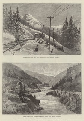 Die Canadian Pacific Railway von Melton Prior: Kunstdruck