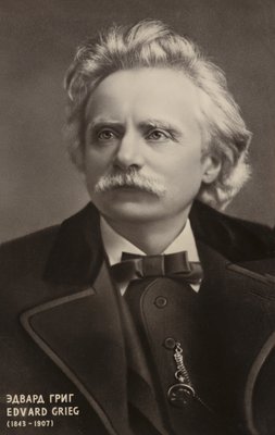 Edvard Grieg, norwegischer Komponist und Pianist (1843-1907)
