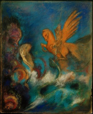 Roger und Angelika (Perseus und Andromeda) von Odilon Redon
