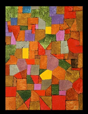 Bergdorf (herbstlich) 1934 von Paul Klee: Kunstdruck