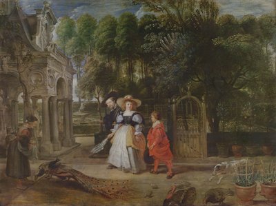 Rubens und Helene Fourment (1614-73) im Garten