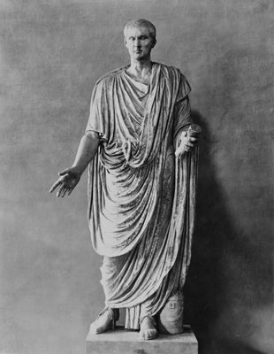 Cato der Ältere (234-149 v. Chr.) In einer Toga