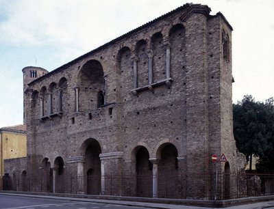 Der Palast von Kaiser Theoderich dem Großen (455 - 526) in Ravenna.