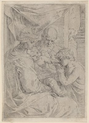 Die Jungfrau und das Kind mit dem Heiligen Johannes