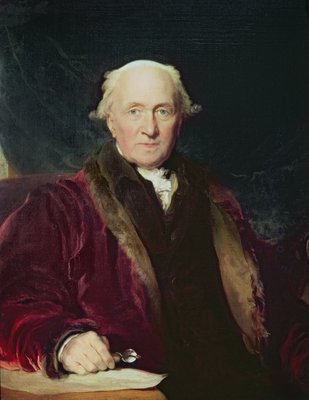 John Julius Angerstein, 1816 von Thomas Lawrence: Kunstdruck