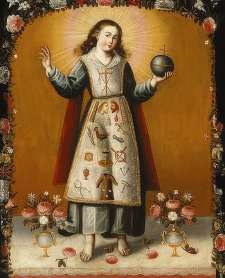 Christuskind mit den Symbolen der Passion von Unknown