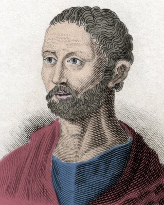 Porträt des griechischen Philosophen Posidonios Stoiker (135-51 v. Chr ...