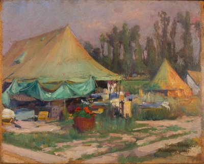 Bourbourg 1915 von Victor Francois Tardieu: Kunstdruck
