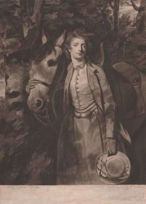 Lady Charles Spencer von William Dickinson: Kunstdruck