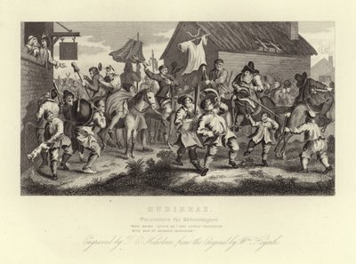 Hudibras von Samuel Butler von William Hogarth: Kunstdruck