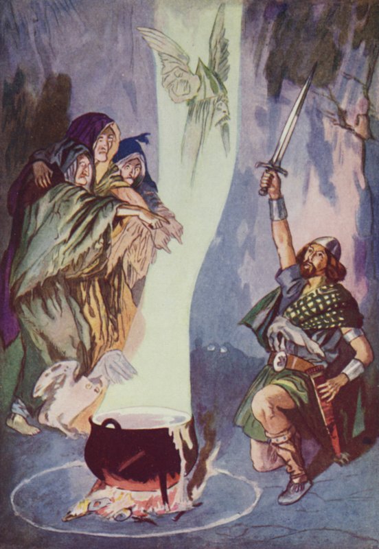 Shakespeare: Macbeth von Albert Edward Jackson: Kunstdruck
