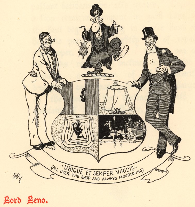 Lord Leno (Gravur) von Edward Tennyson Reed: Kunstdruck