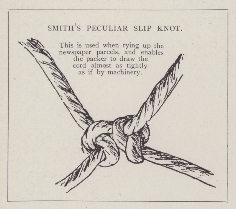 W H Smiths eigenartiger Slipknoten von English School