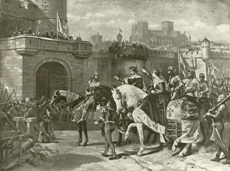 Dritter Teil von Heinrich VI. Akt II, Szene II (Gravur)