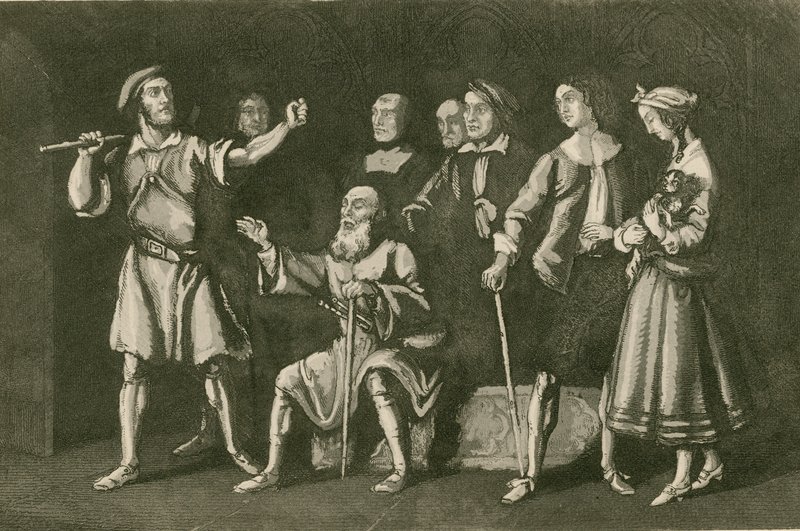 Der Schmied bedroht Leonard Holt von John Franklin