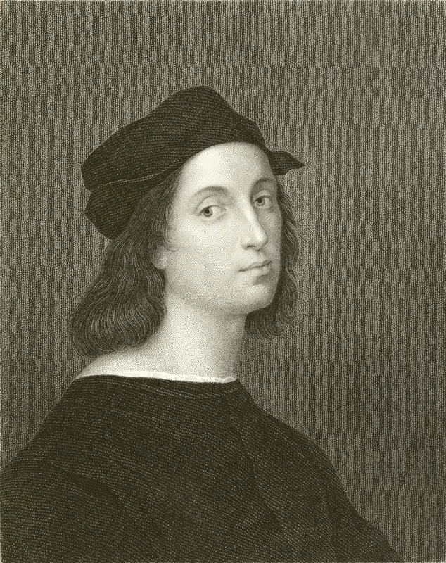 Raffael Sanzio von Raffaello Sanzio Raphael: Kunstdruck