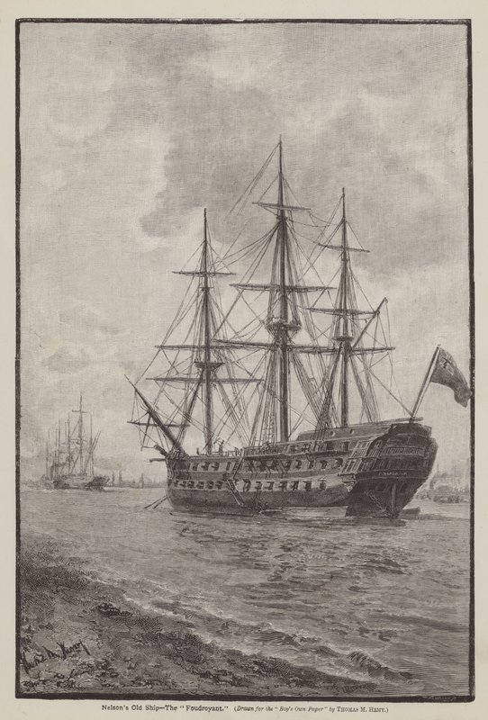 Nelsons altes Schiff, die Foudroyant